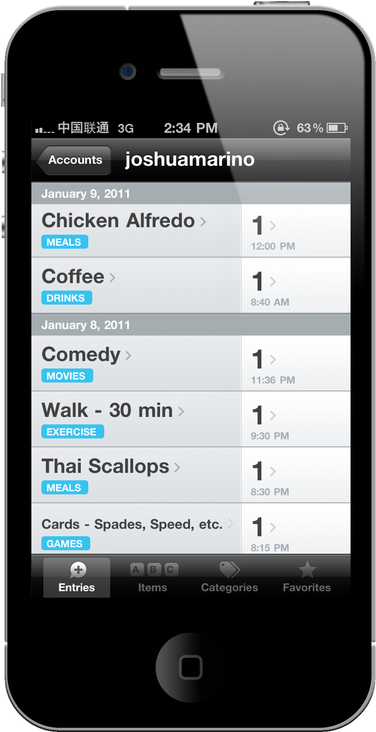 Daytum: Analytics for your life