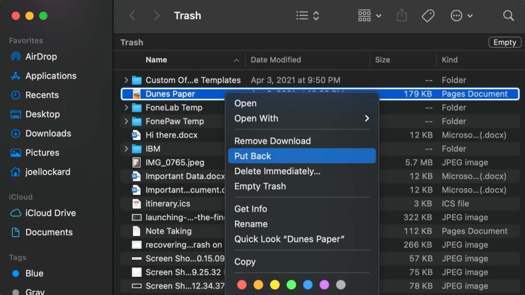 How to Recover Deleted Pages Documents on Mac {2025 }