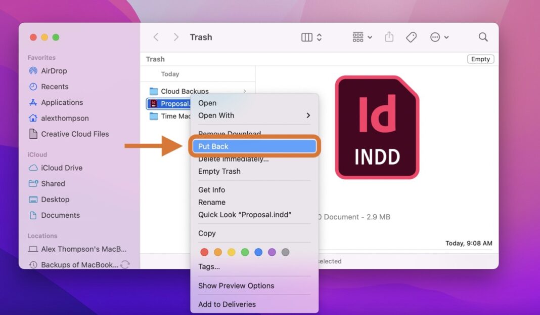 How to Recover Unsaved/Deleted InDesign Files on Mac [2022]