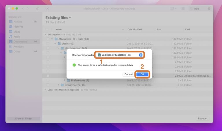 How to Recover Unsaved/Deleted InDesign Files on Mac [2022]