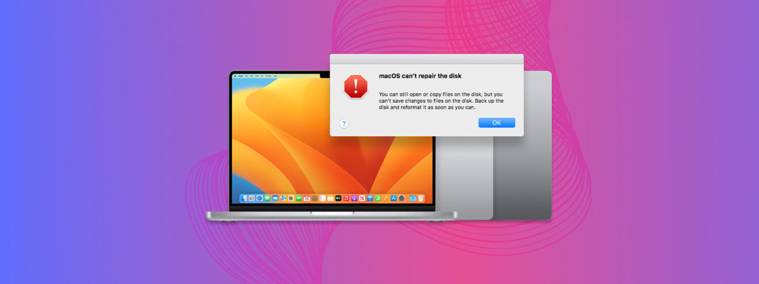What to Do If MacOS Can't Repair the Disk: Reasons and Fixes
