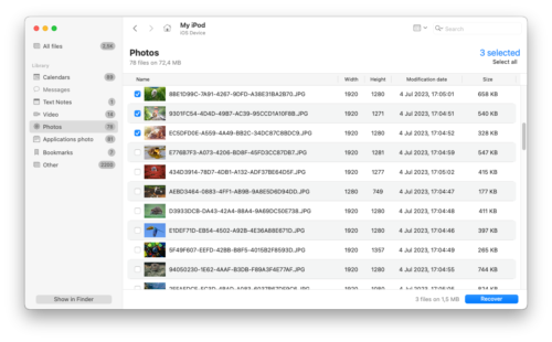 How to Recover Deleted Photos and Pictures from an iPod | 2023