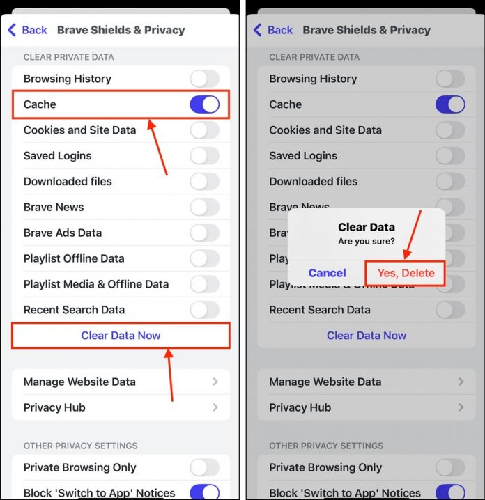 How to Clear Cache and Cookies on iPhone from Different Apps
