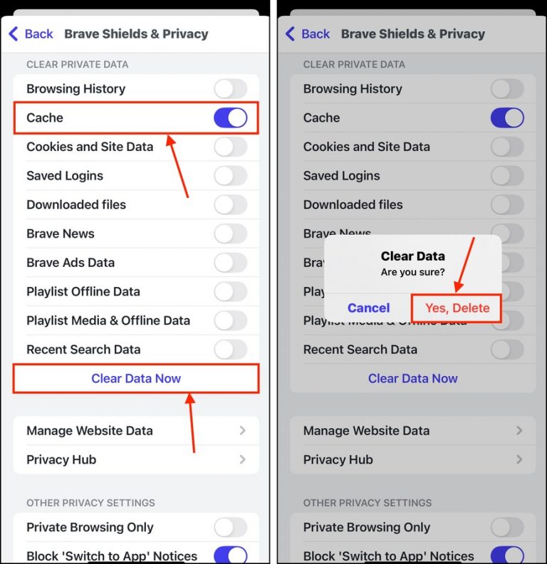 How to Clear Cache and Cookies on iPhone from Different Apps