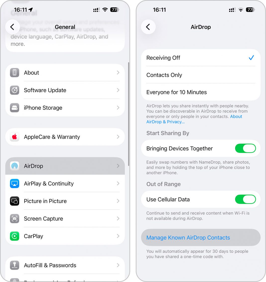 iOS 26.2 Beta 3 Brings New AirDrop Features and Subtle System Upgrades